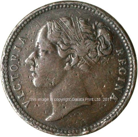 DARLASTON, Staffs. Thomas Wilkes, tea dealer. Farthing token