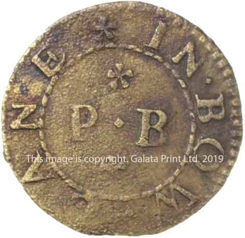 LONDON (Cheapside), Bow Lane. Farthing token. Prt Brailsford.
