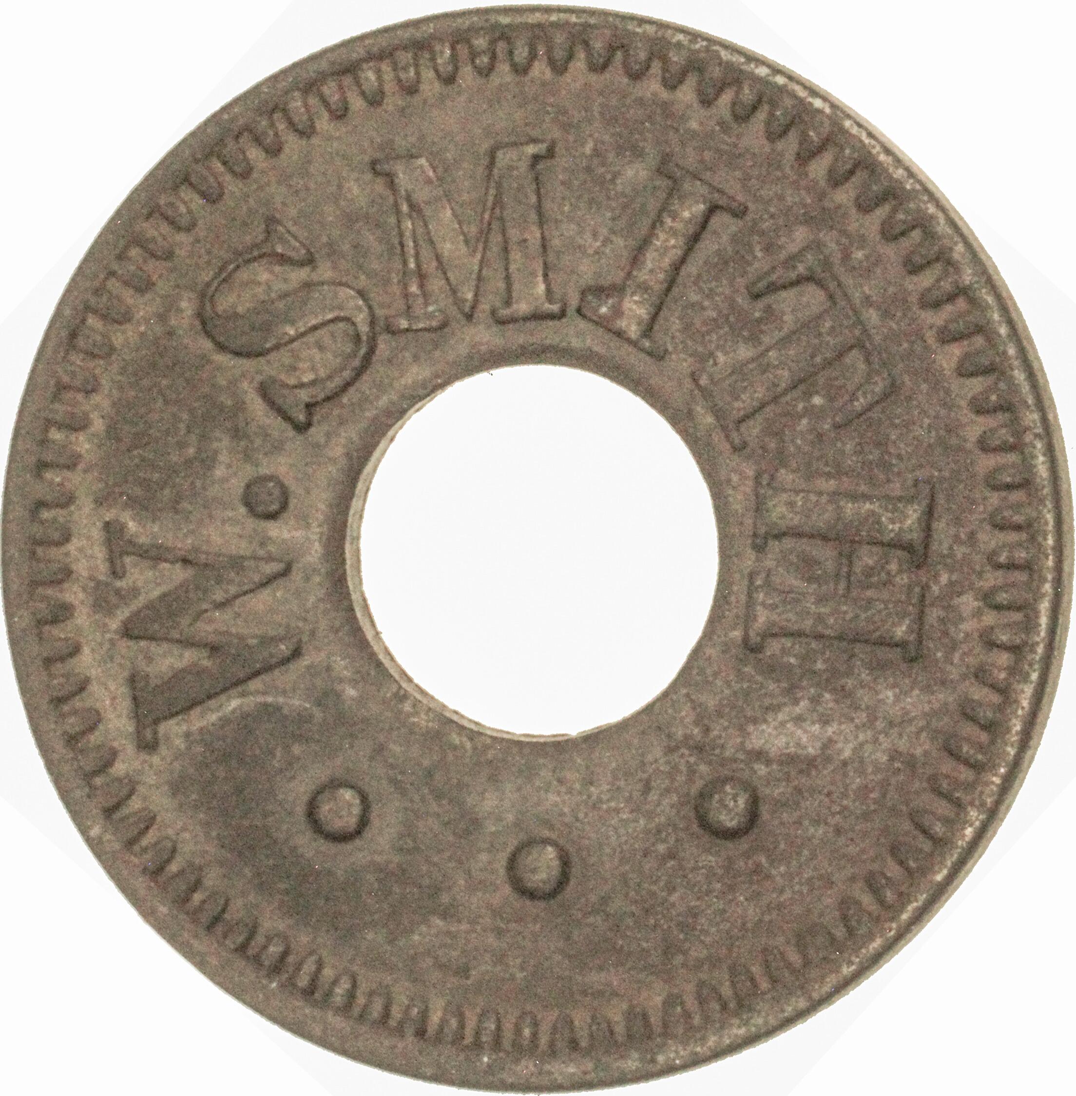 W. Smith. 1d token.