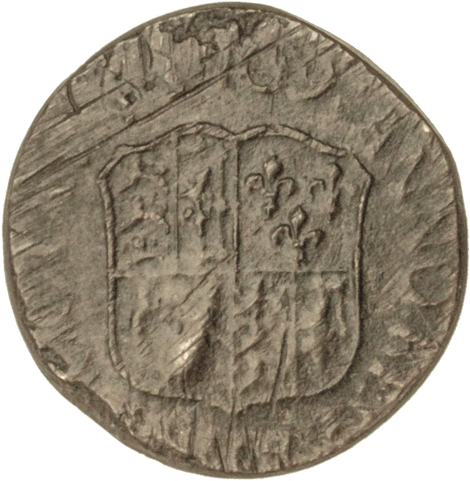 Ireland, Anne. Coin-weight for a pistole of Spain, 1709.