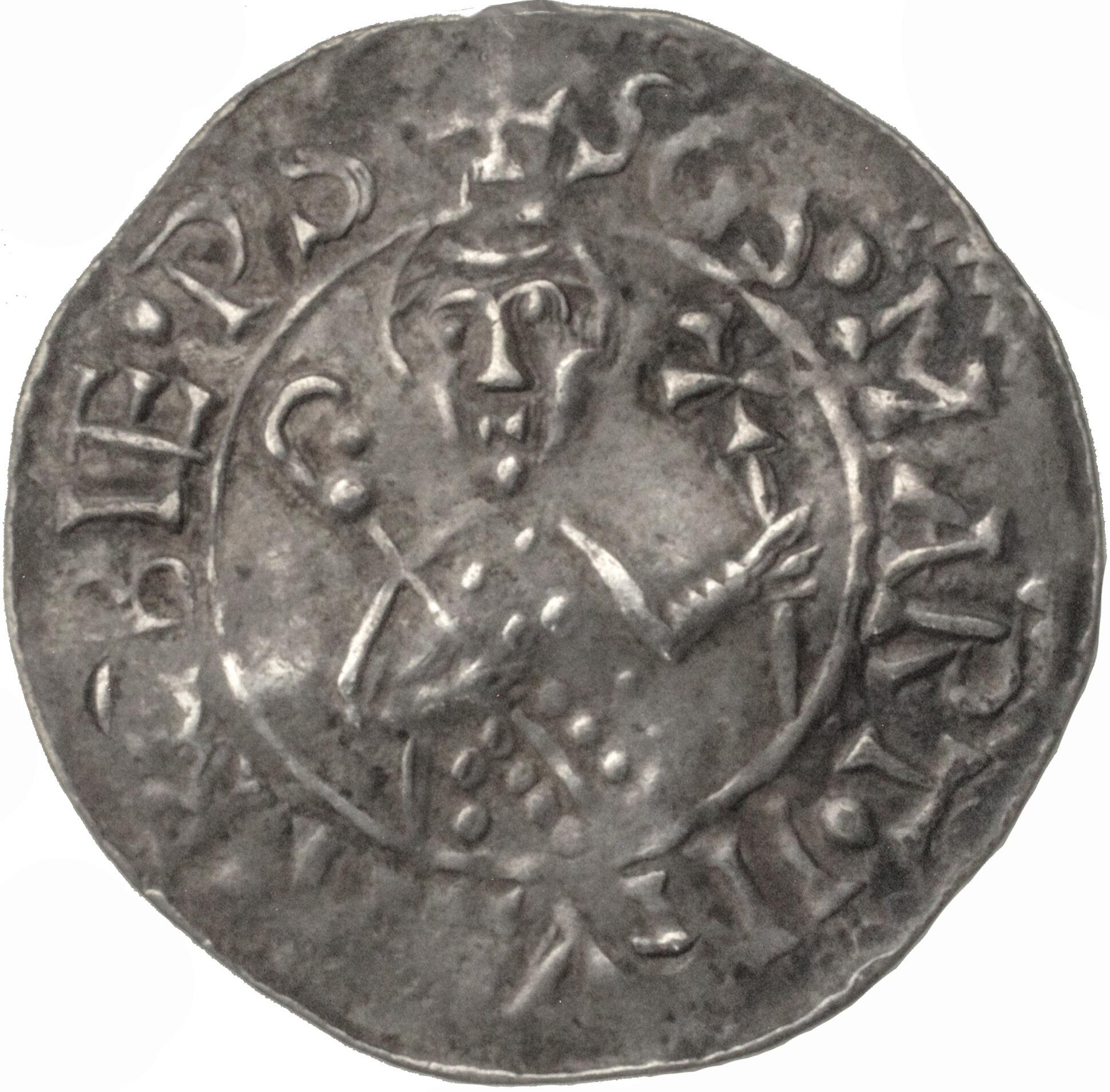 Low Countries, Utrecht, bishop Bernold, 1027-54. Silver denier.
