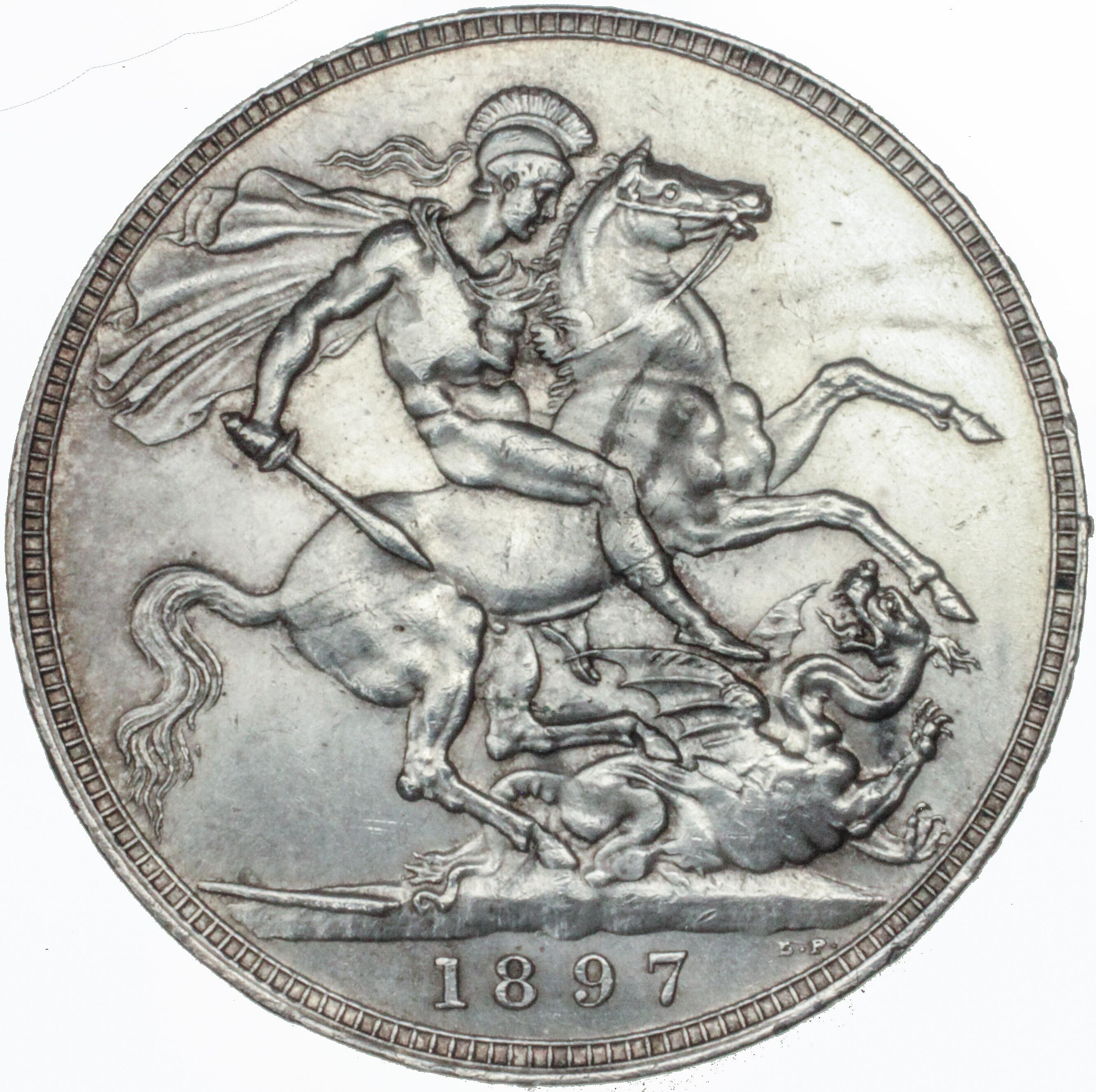 Victoria. Crown, 1897 LX