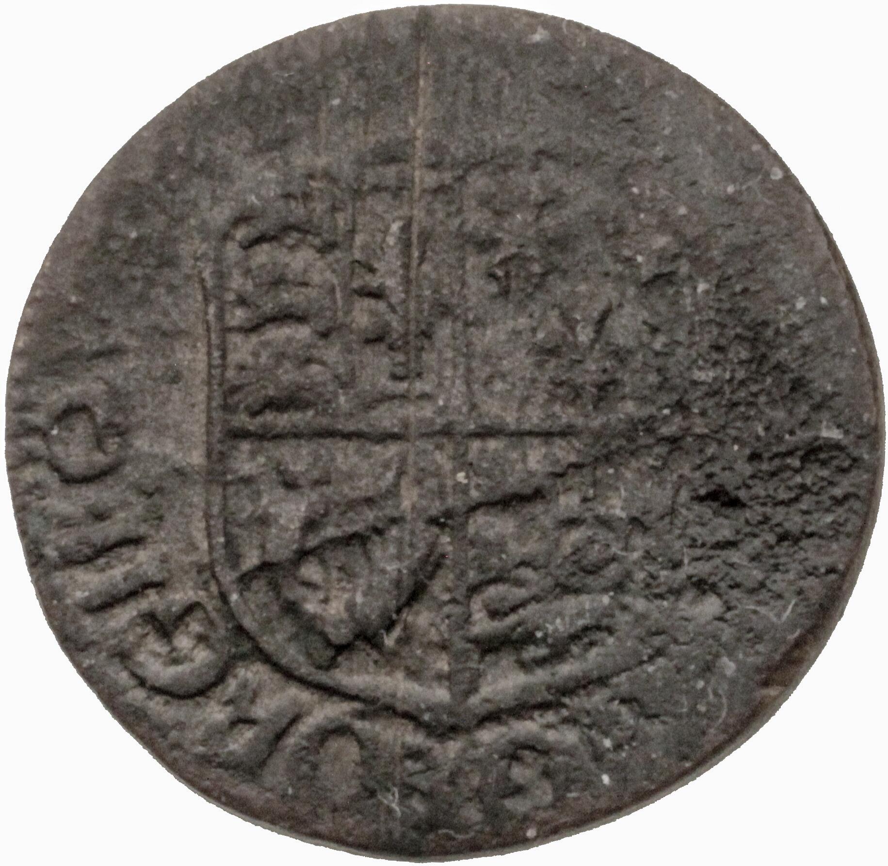 Ireland, George I. Coin-weight for a quarter moidor of Portugal, 1718.