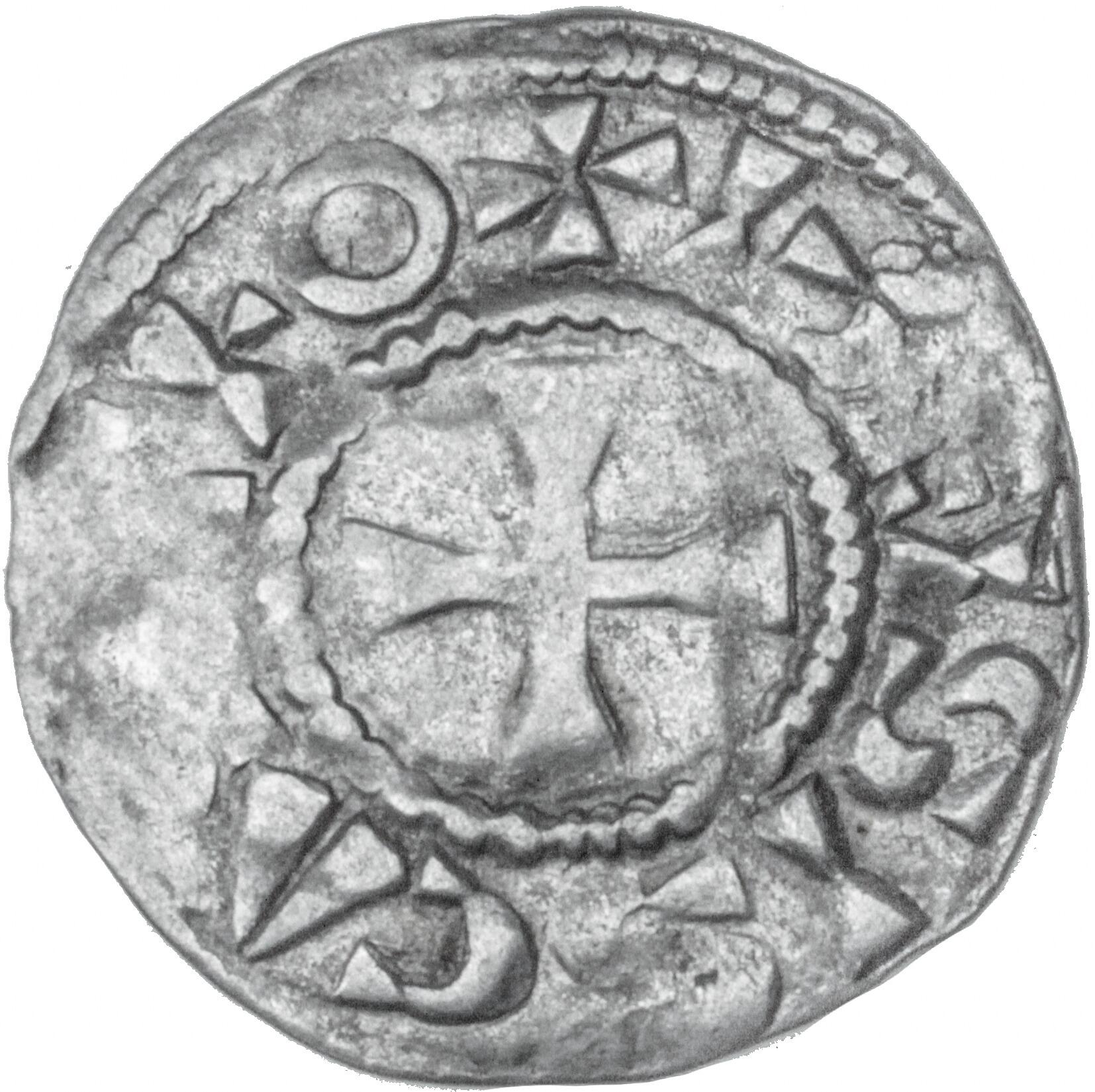 France, County of Blois. 12th century. Anonymous silver denier.