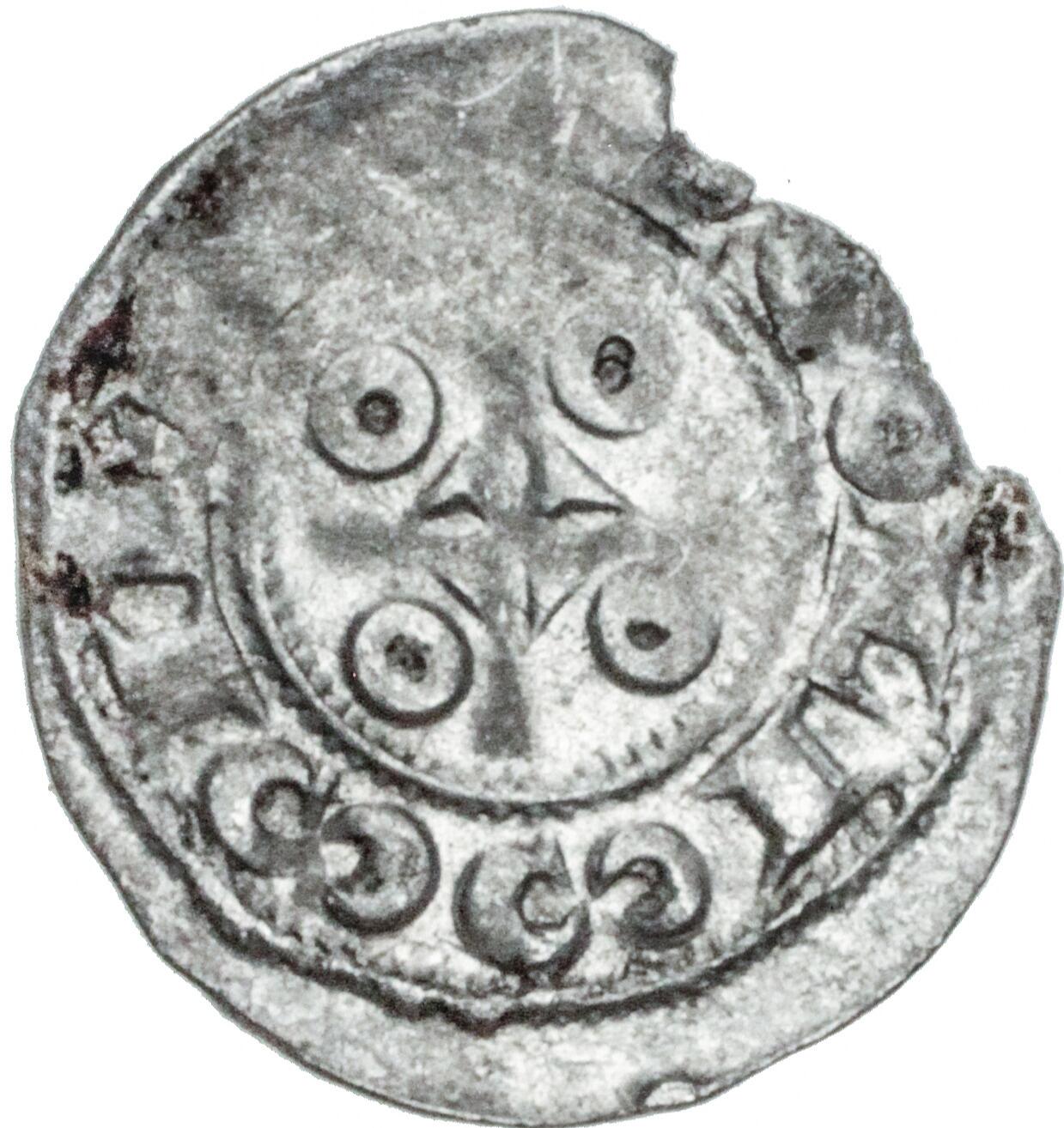 France, County of Angouleme. 12th century. Anonymous silver obole, in ...