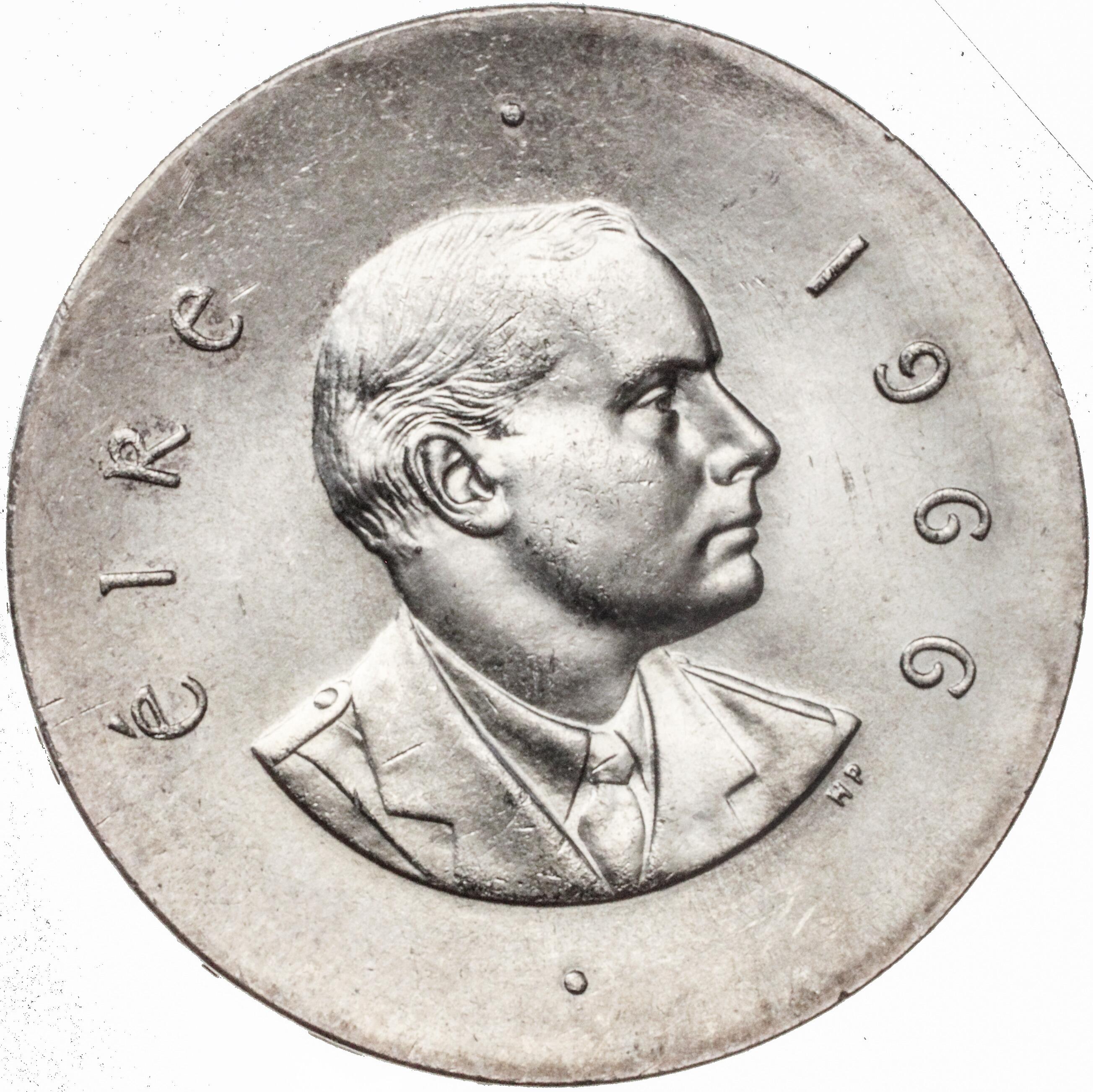 Ireland, silver ten shillings 1966, Easter Rising commemorative.