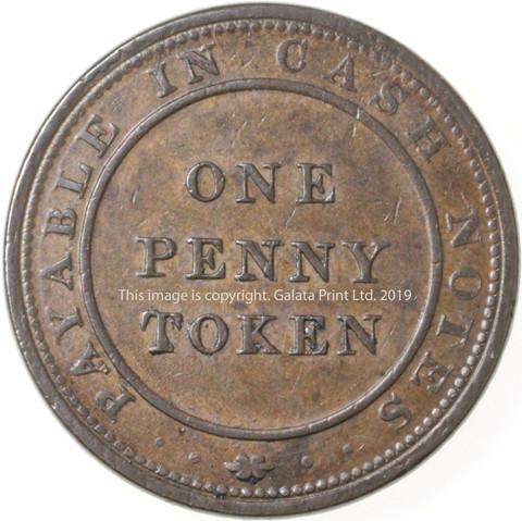 BIRMINGHAM, Union Copper Company. Penny token 1812.