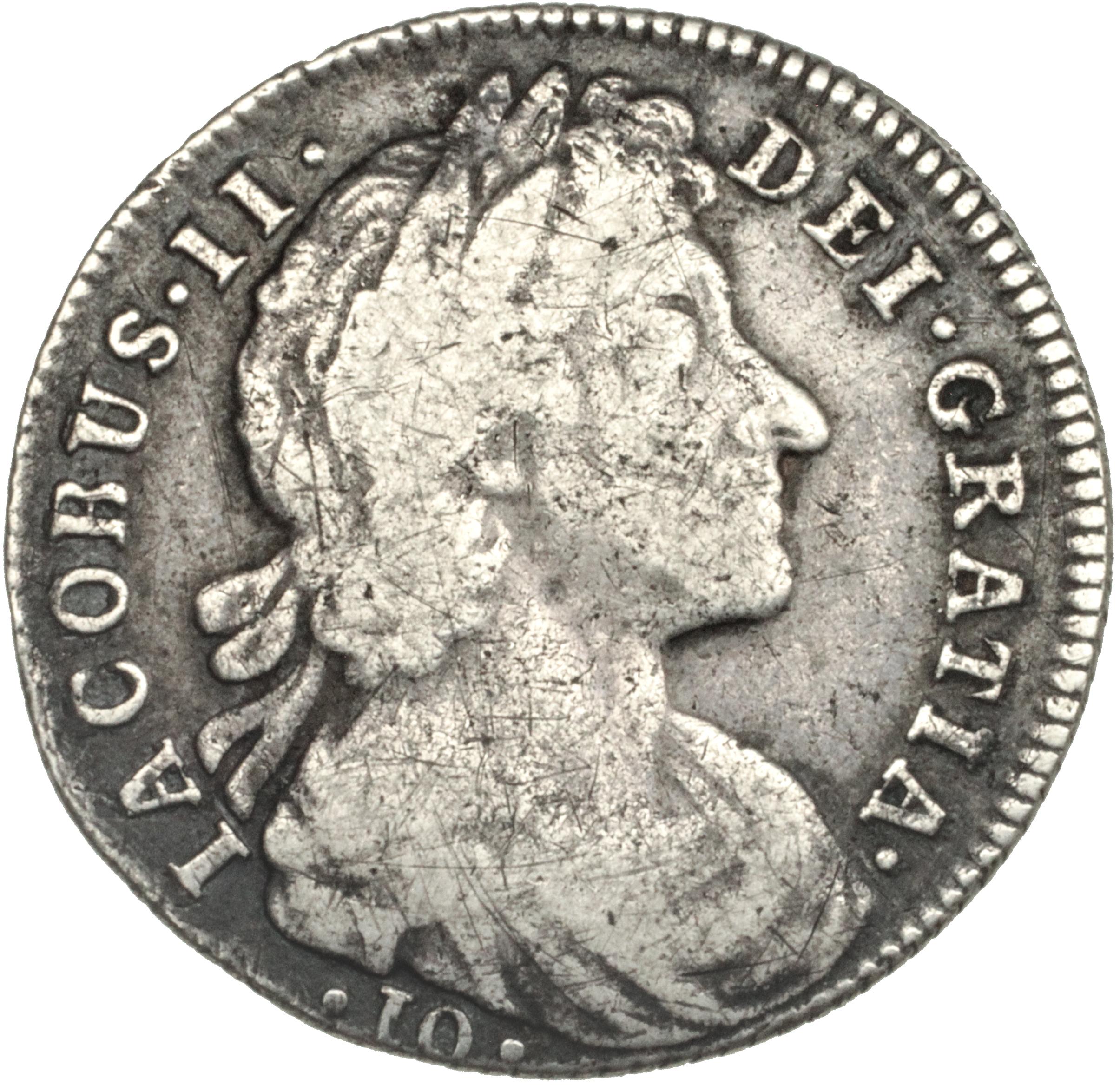 Scotland, James II. 10 shillings 1687