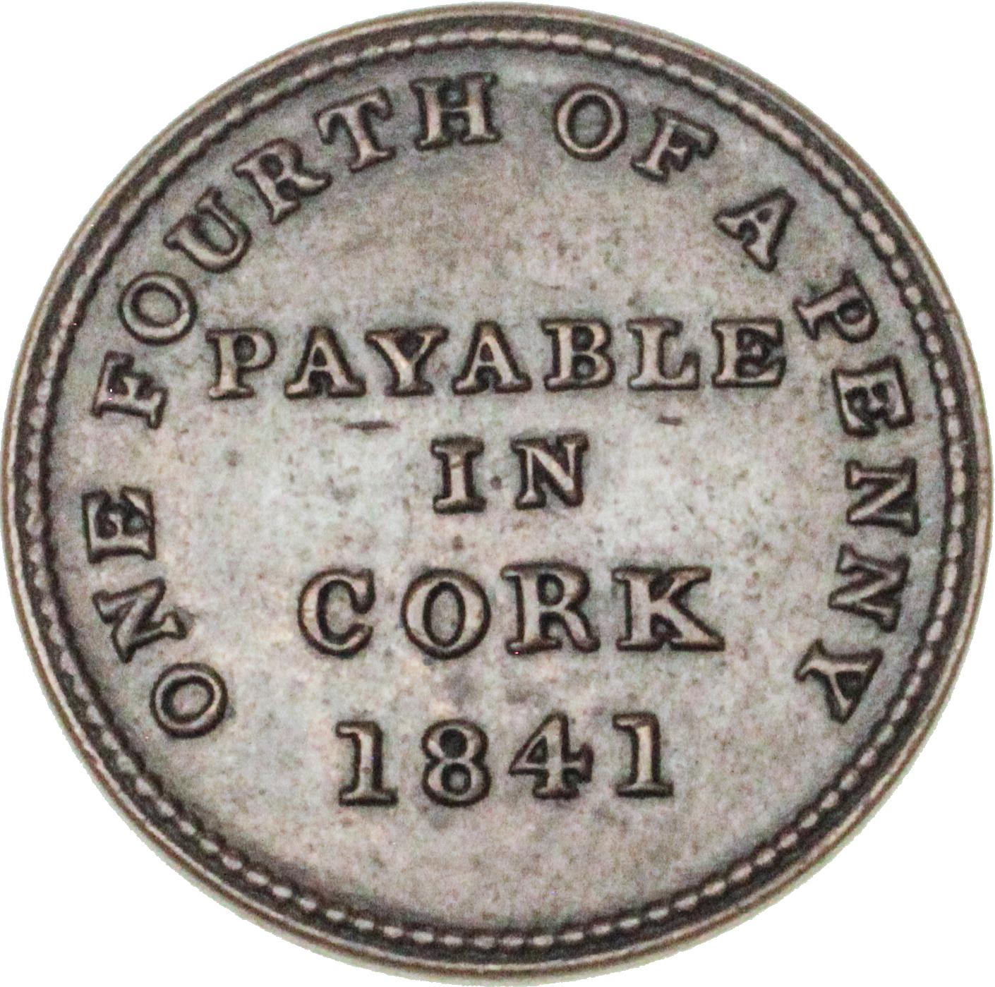 Cork. J C & Co, late Todd & Co. Farthing token.