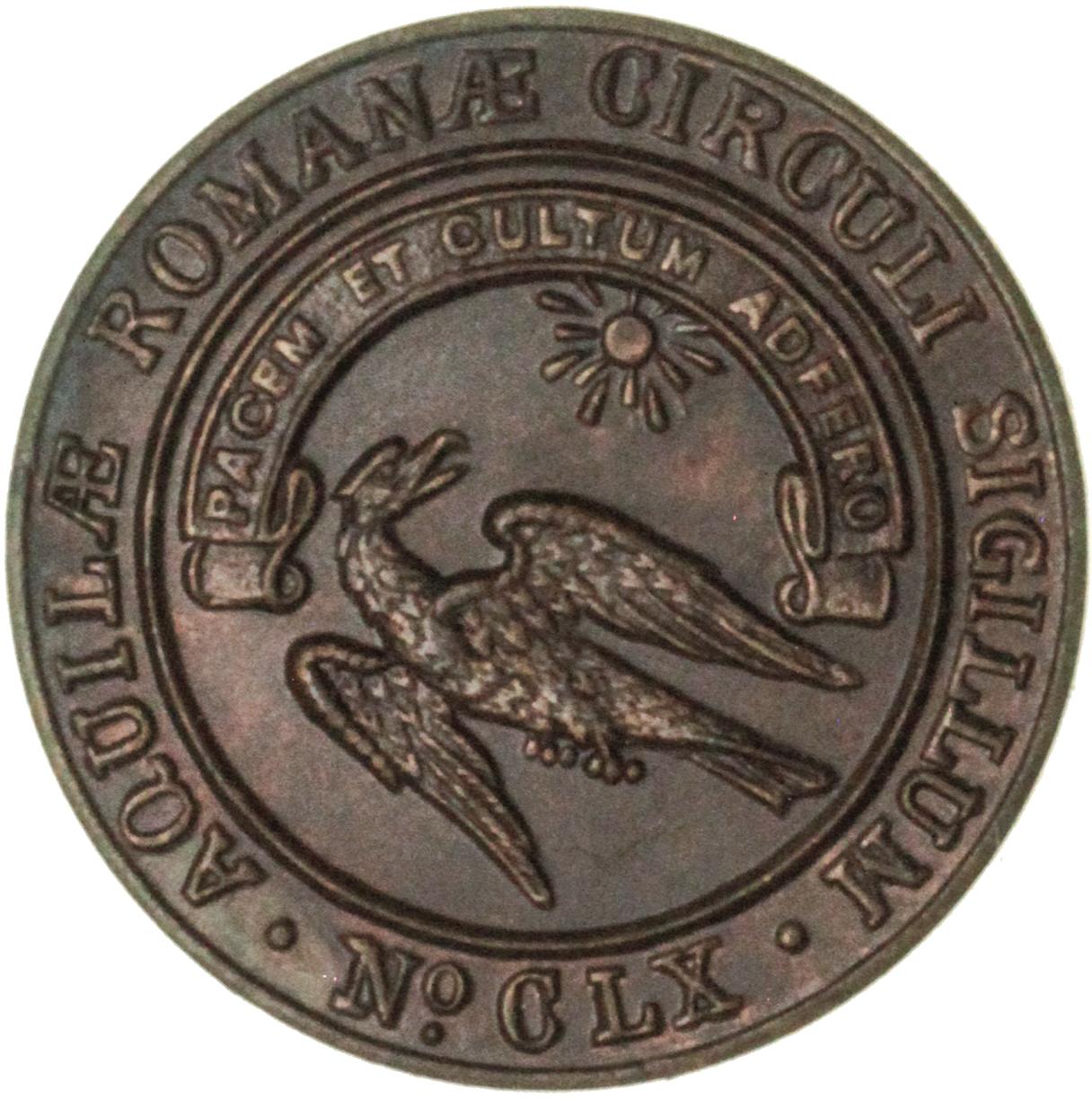 Scotland, Edinburgh, Masonic token, Roman Eagle