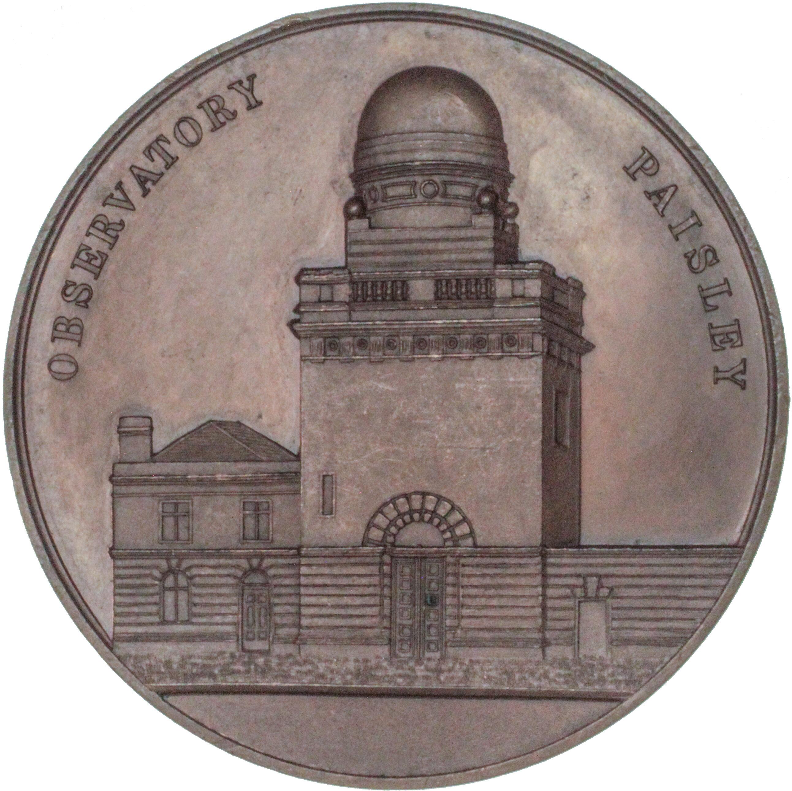 Thomas Coats, Paisley Observatory, 1883, by N Macphail.