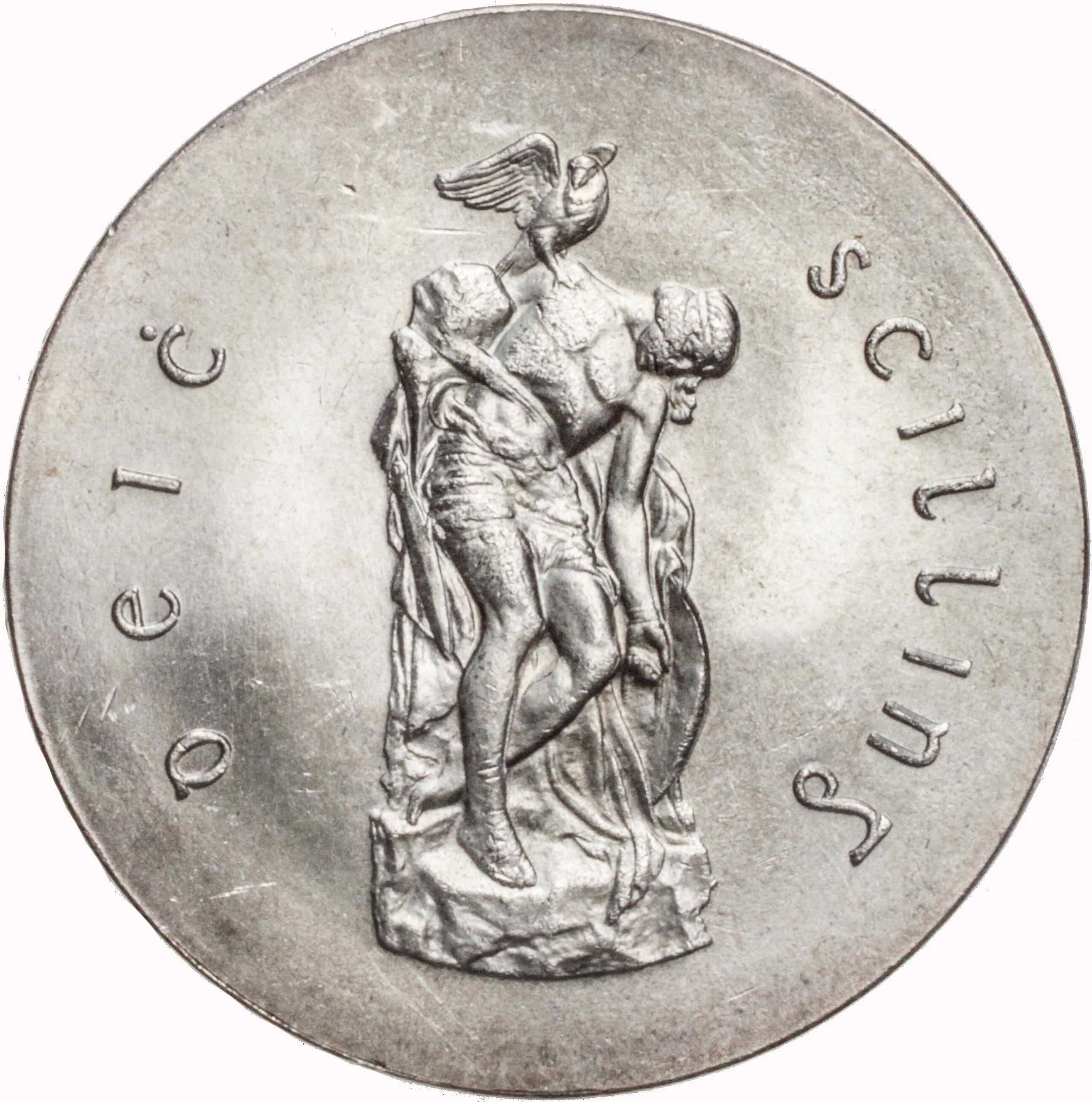 Ireland, silver ten shillings 1966, Easter Rising commemorative.