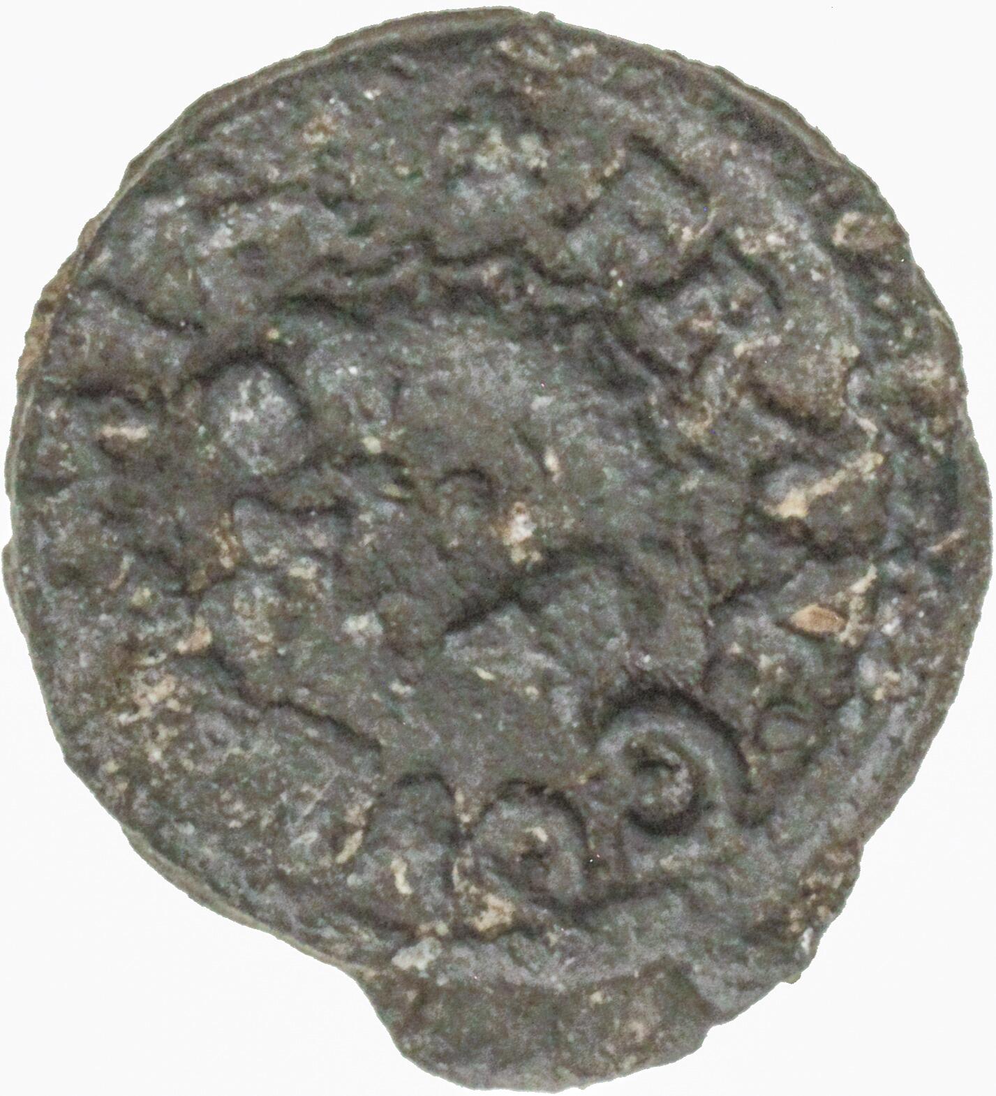 Lead Farthing token, Fran. Gouldsmith.