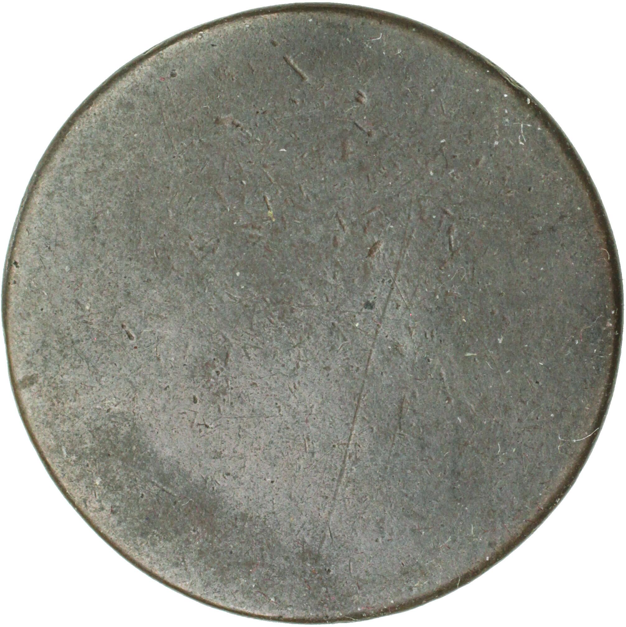 North America and Canada. Colonial coinage, 'Blacksmith's copper' 1741.