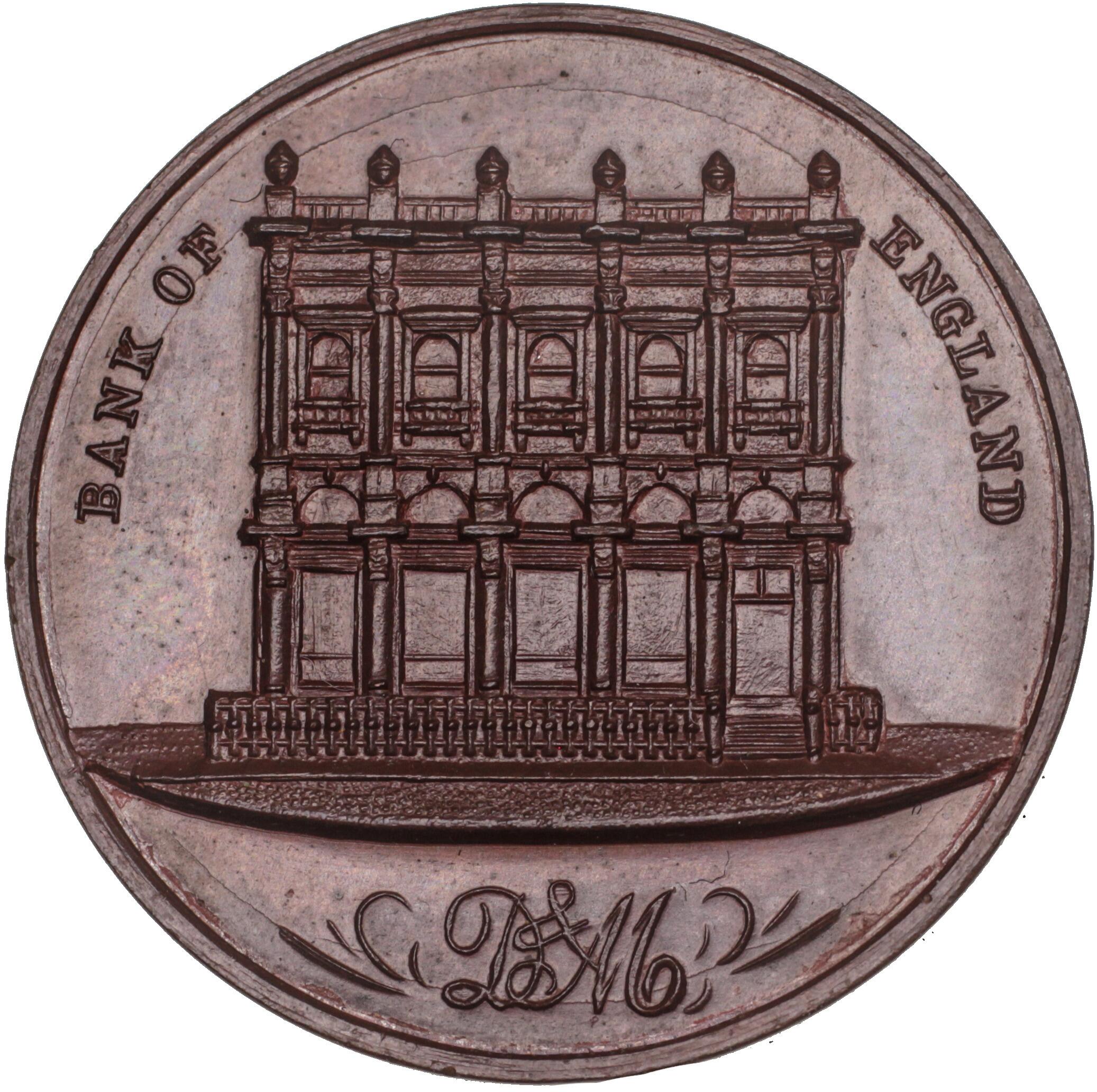 New Birmingham Token, W.J. Davis, 1894. Bank of England.