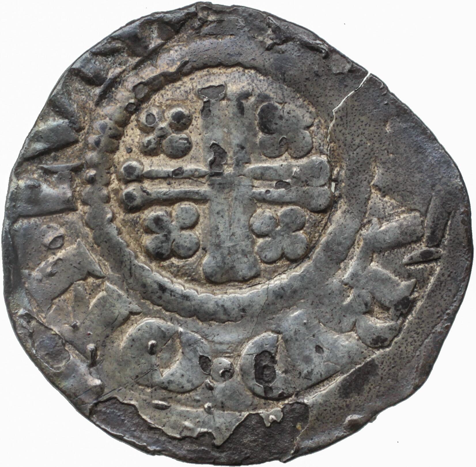 Richard I, 1189-99. Contemporary Silver-plated counterfeit, Short Cross ...