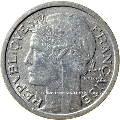 FRANCE 4th Republic. (1947- 1958) 1 Franc. Morlon.