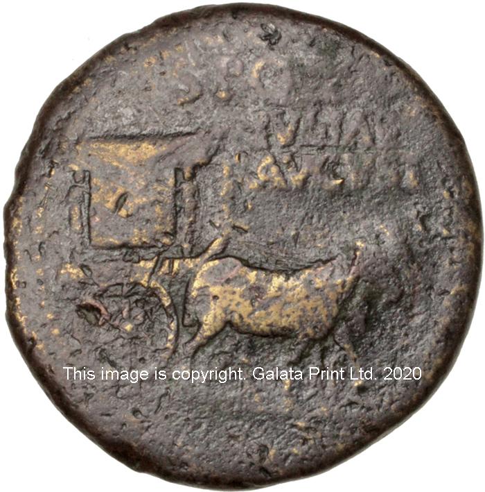 Livia, wife of Augustus, died 29AD. Sestertius.