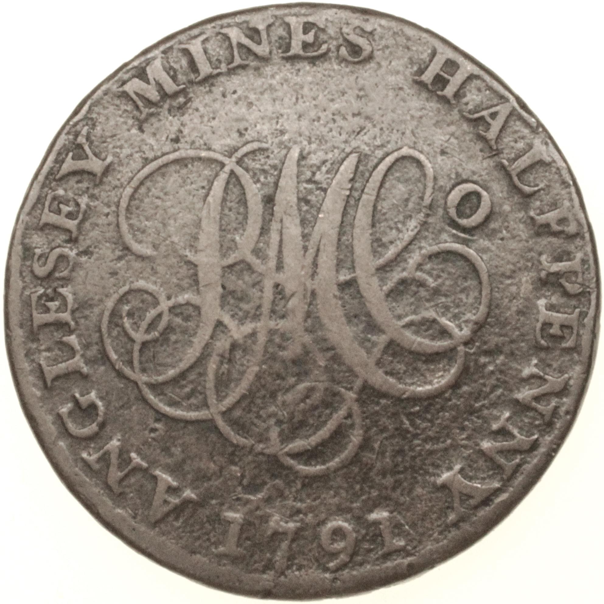 Anglesey halfpenny token 1791