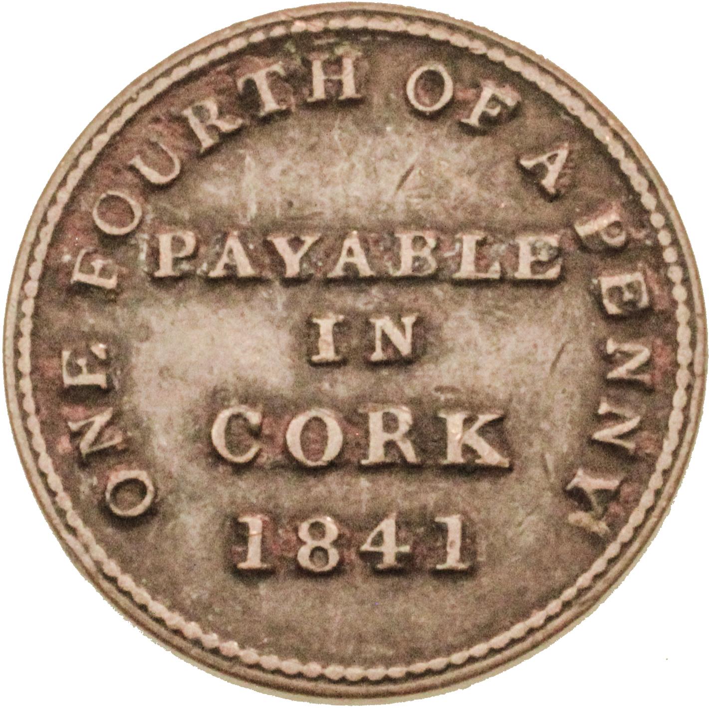 Cork. J C & Co, late Todd & Co. Farthing token.