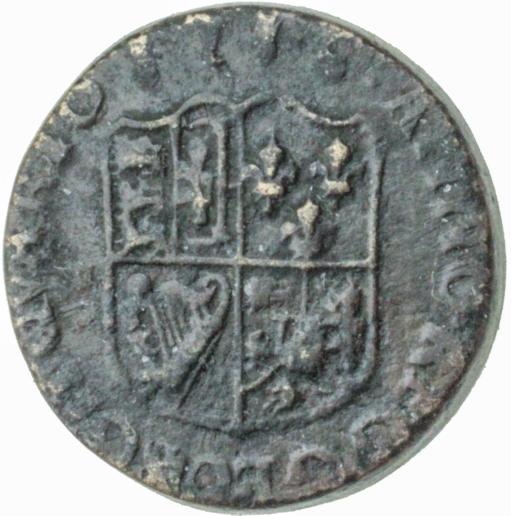 Ireland, George I. Coin-weight for a half moidore of Portugal, 1718.