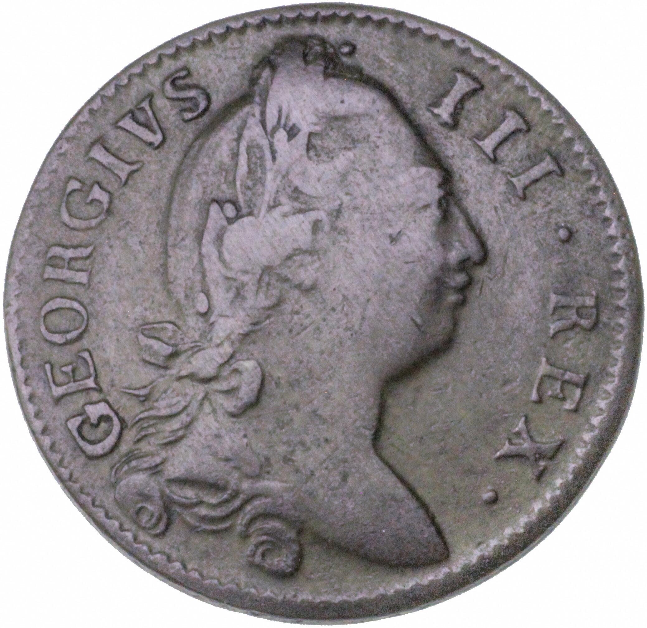 Ireland, George III. Halfpenny, 1781
