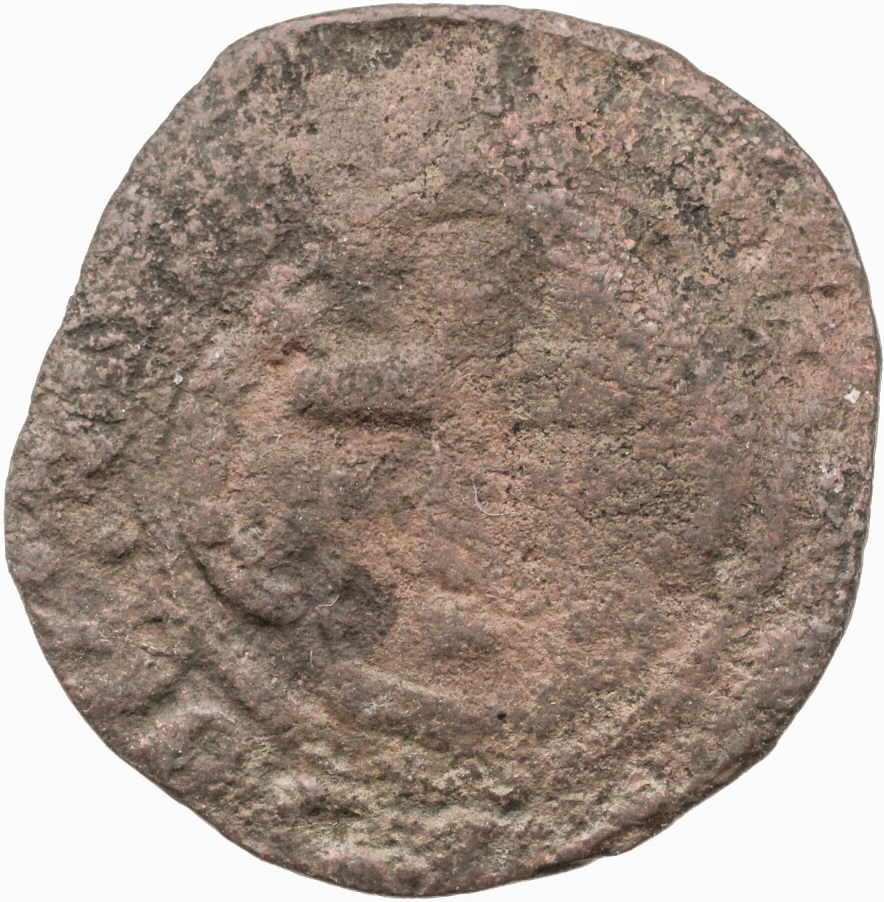 Scotland, James III, 1460-88. Copper 'crux-pellit' penny, type III.