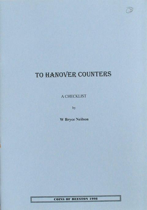 To Hanover Counters - A Checklist