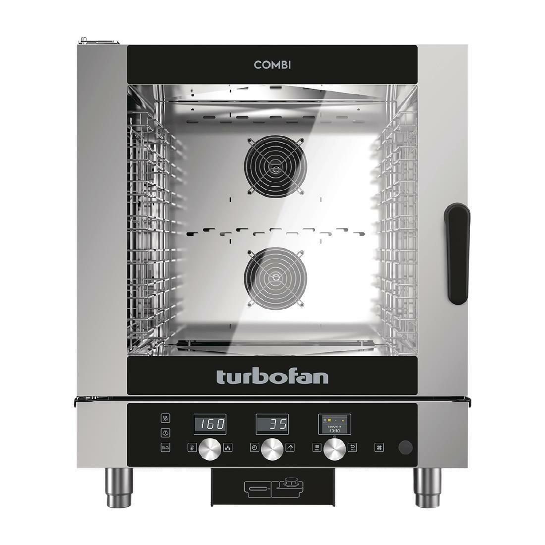 HC004 - EC40D7 - Blue Seal Turbofan 7 Grid Touch Control Combi Oven ...