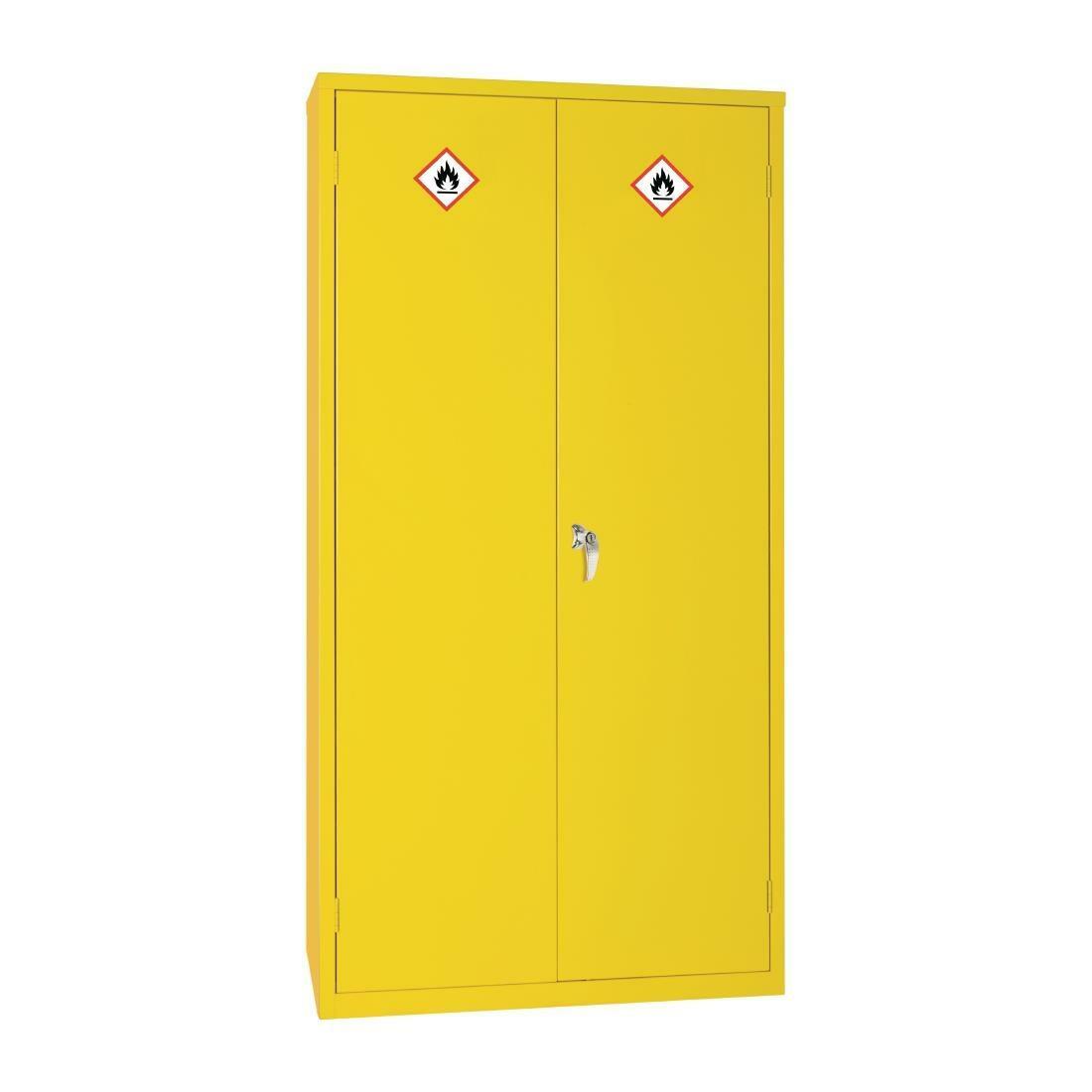 CD996 - 723618CSC - Hazardous Substance Cabinet Double Door Yellow ...