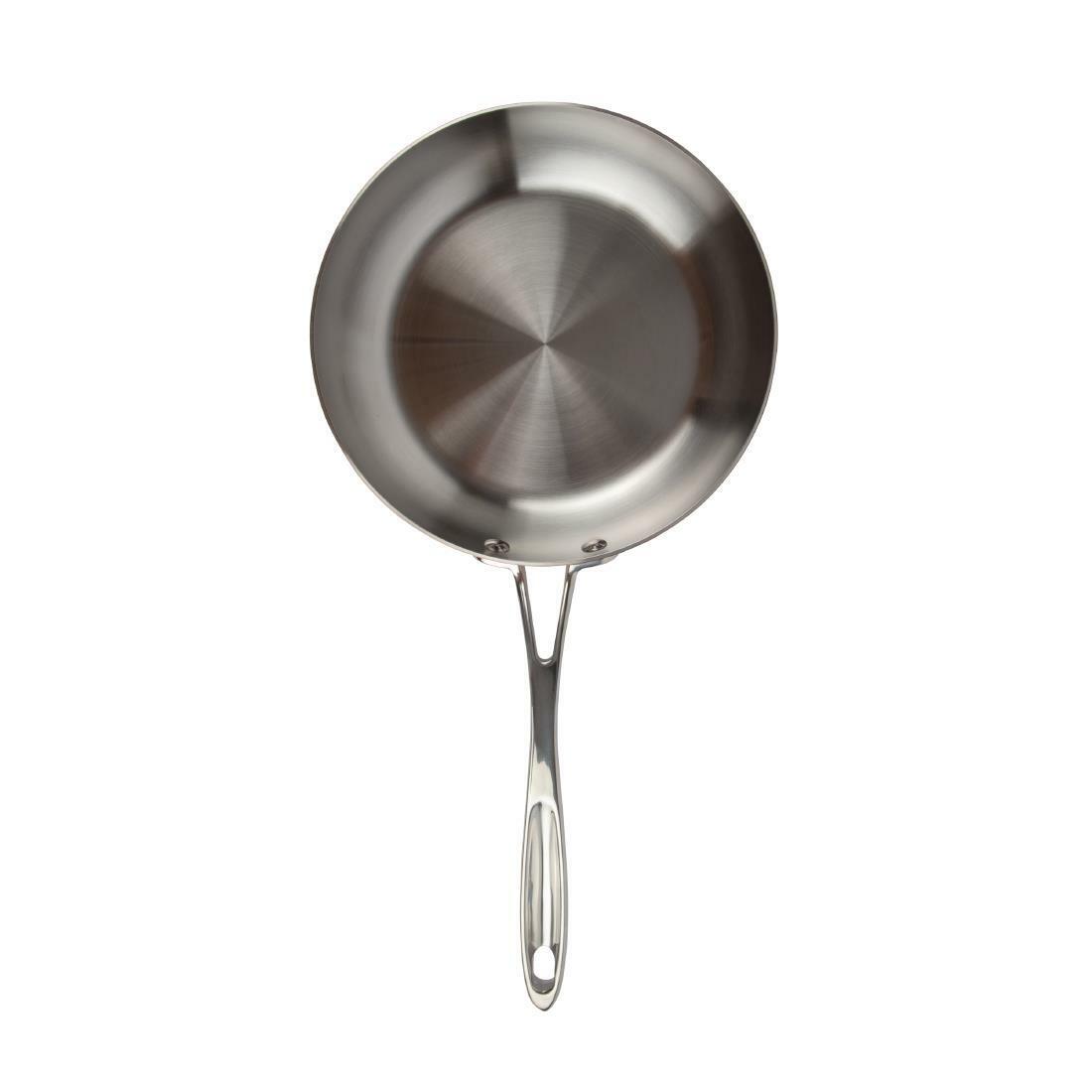 CM679 - 3224241 - Vogue Tri Wall Copper Frying Pan 240mm - CM679