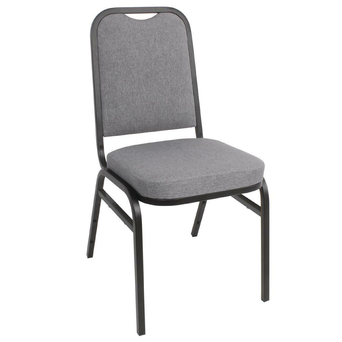 DA602 - #FH2048small - Bolero Square Back Banquet Chairs Black & Grey ...
