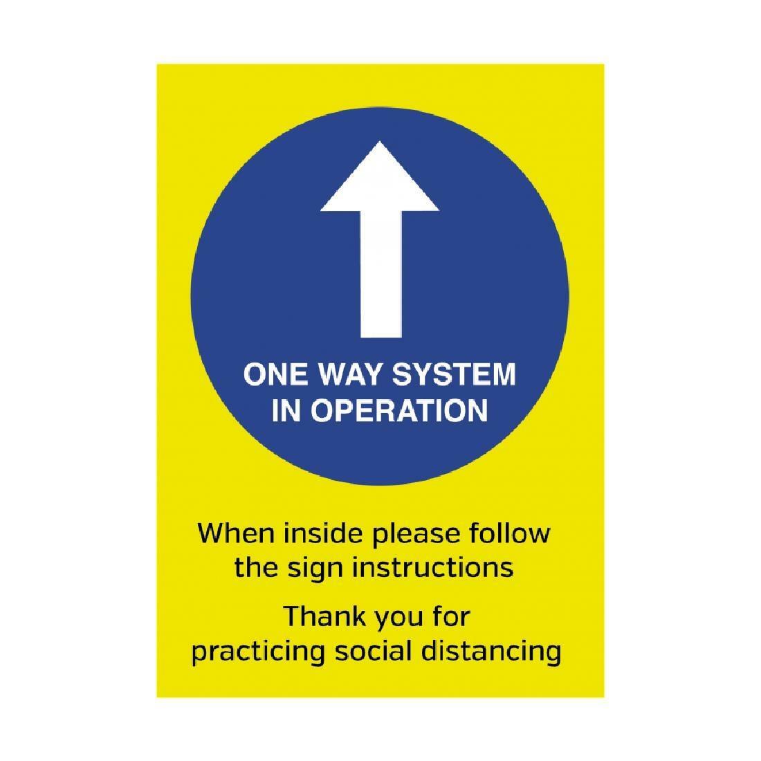 FN654 - SD088 - One Way System In Operation Poster A3 - FN654