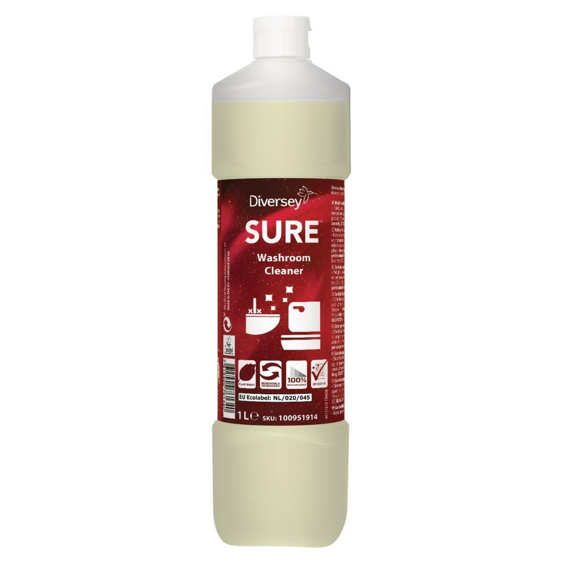 CX841 - 100951914 - SURE Washroom Cleaner Concentrate 1 Litre - CX841