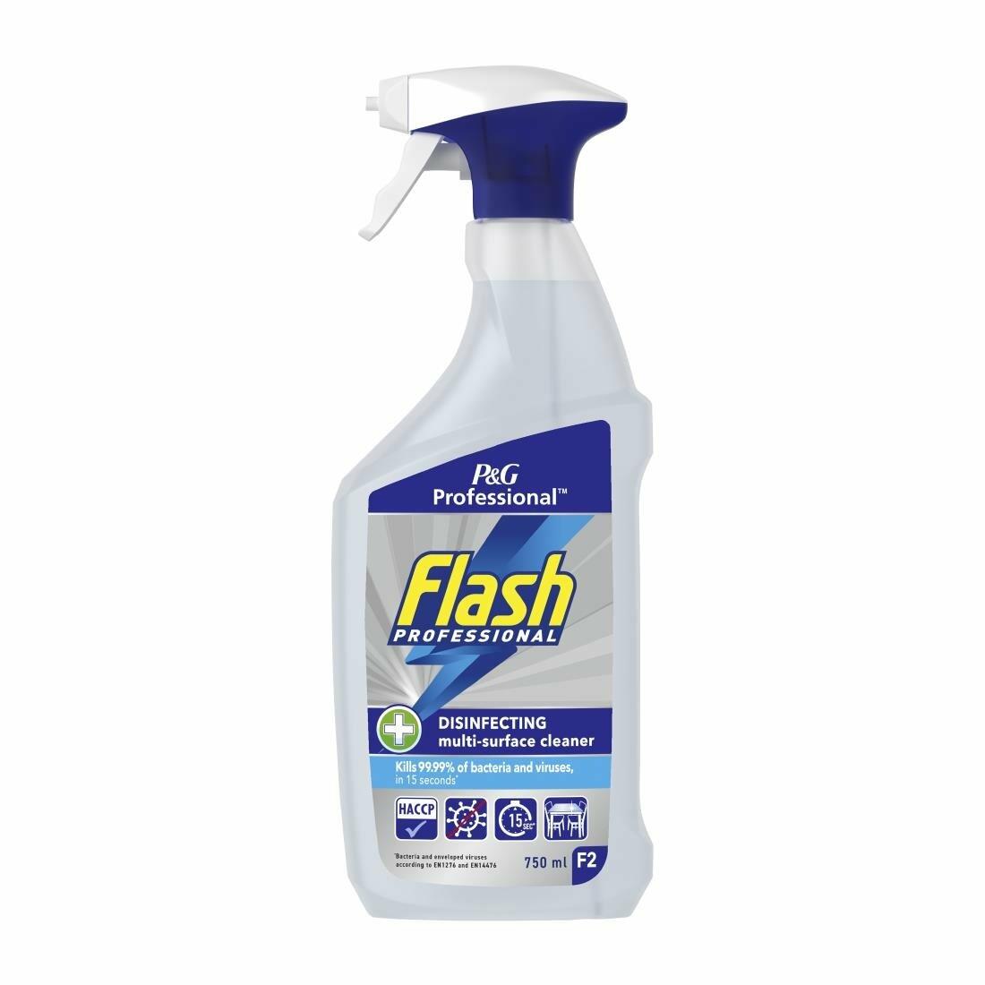 Flash Professional Disinfecting Multi-Surface Cleaning Spray 750ml ...