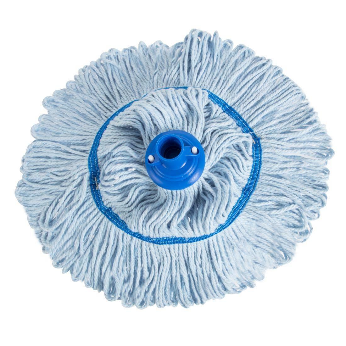 DN823 - 103013Blue - Jantex Bio Fresh Socket Mop Head Blue - DN823