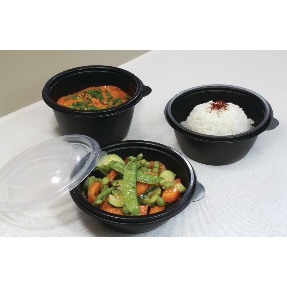 DW788 - HOT75112 - Fastpac Small Round Food Containers 375ml / 13oz ...