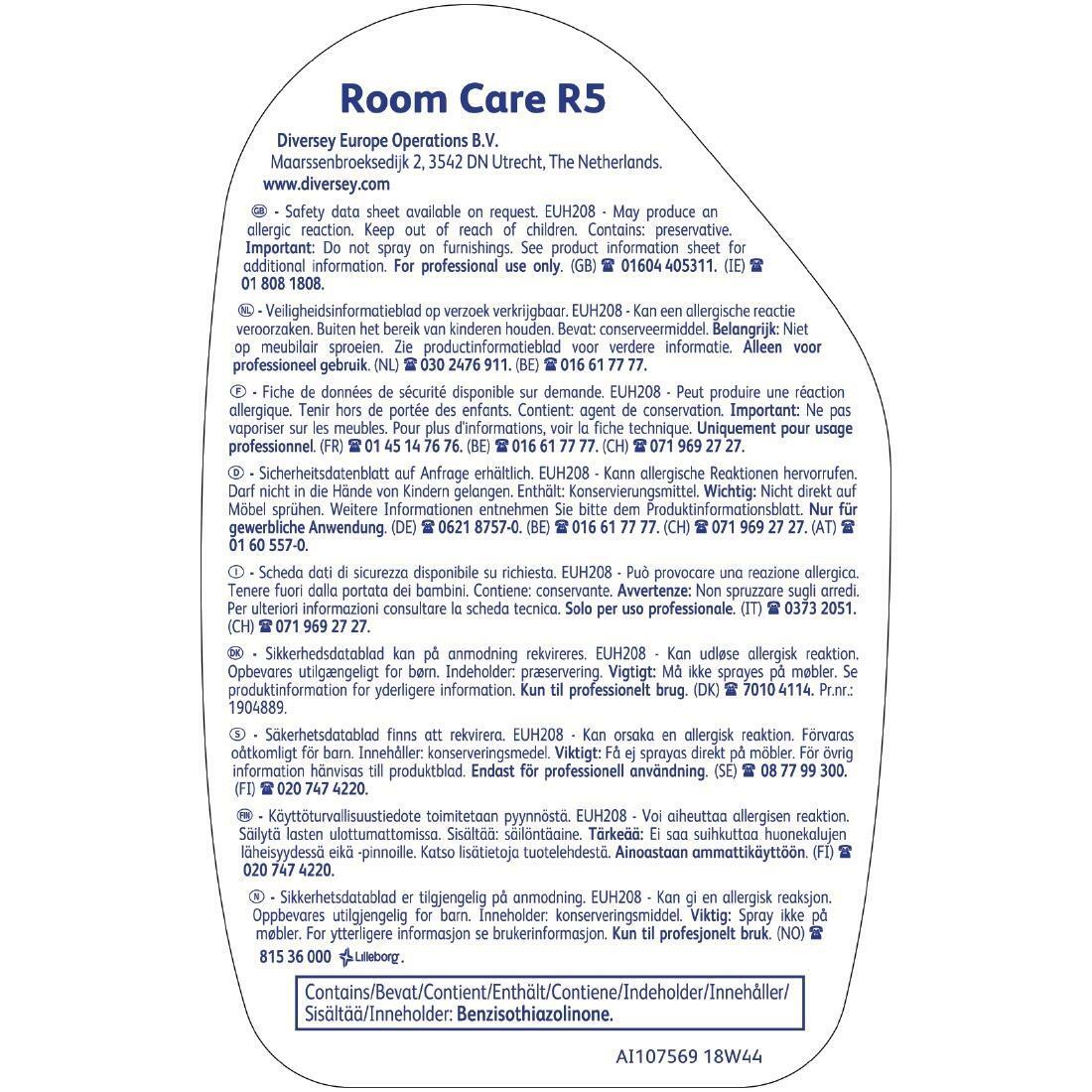 FA263 - 7509664 - Room Care R5 Air Freshener Spray Ready To Use 750ml ...