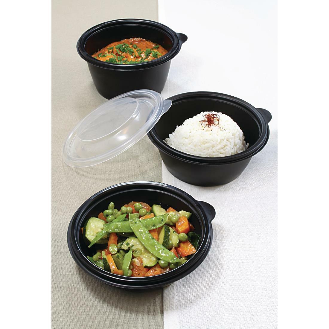 DW788 - HOT75112 - Fastpac Small Round Food Containers 375ml / 13oz ...