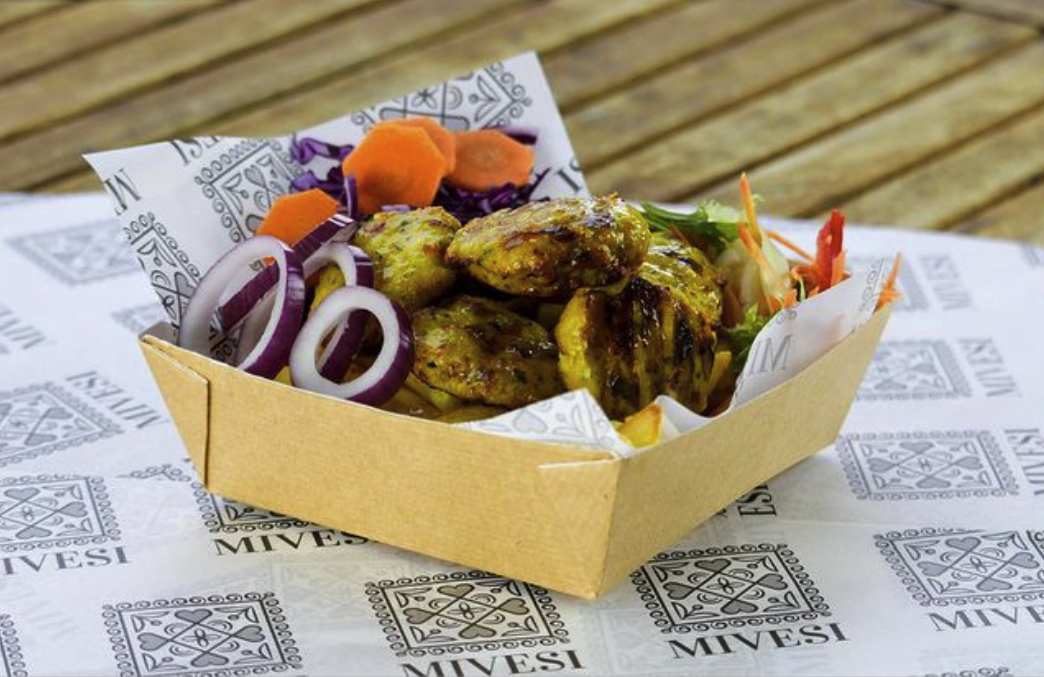 406 x 255mm Custom Printed Greaseproof / Branded Food Wraps