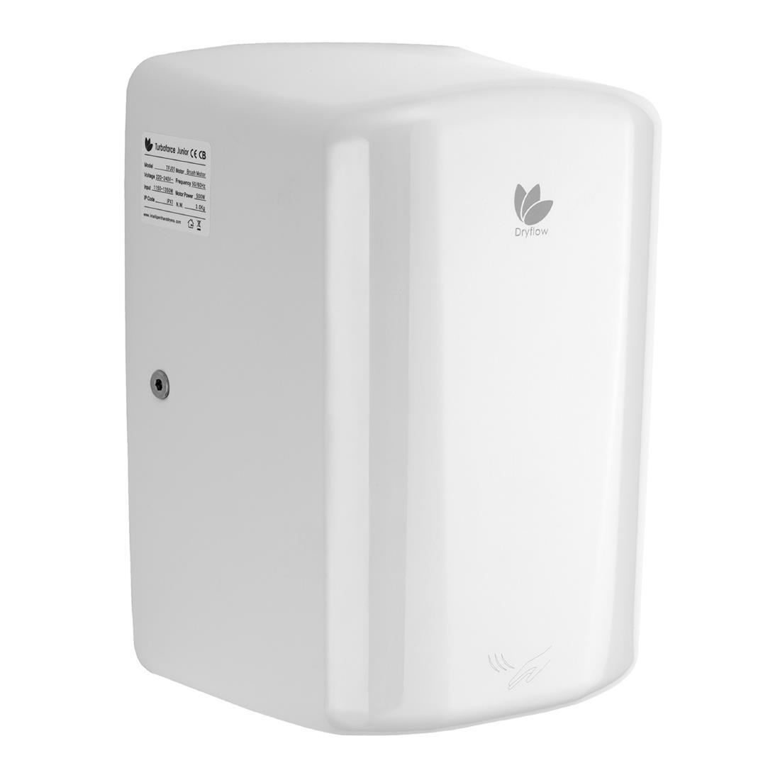 Dryflow Turboforce Junior PLUS Hand Dryer White - HP907 - HP907 | Go ...