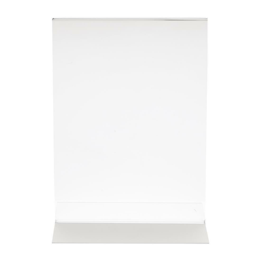 CC446 - SUPA511 - Olympia Upright Acrylic Menu Holder A5 - CC446