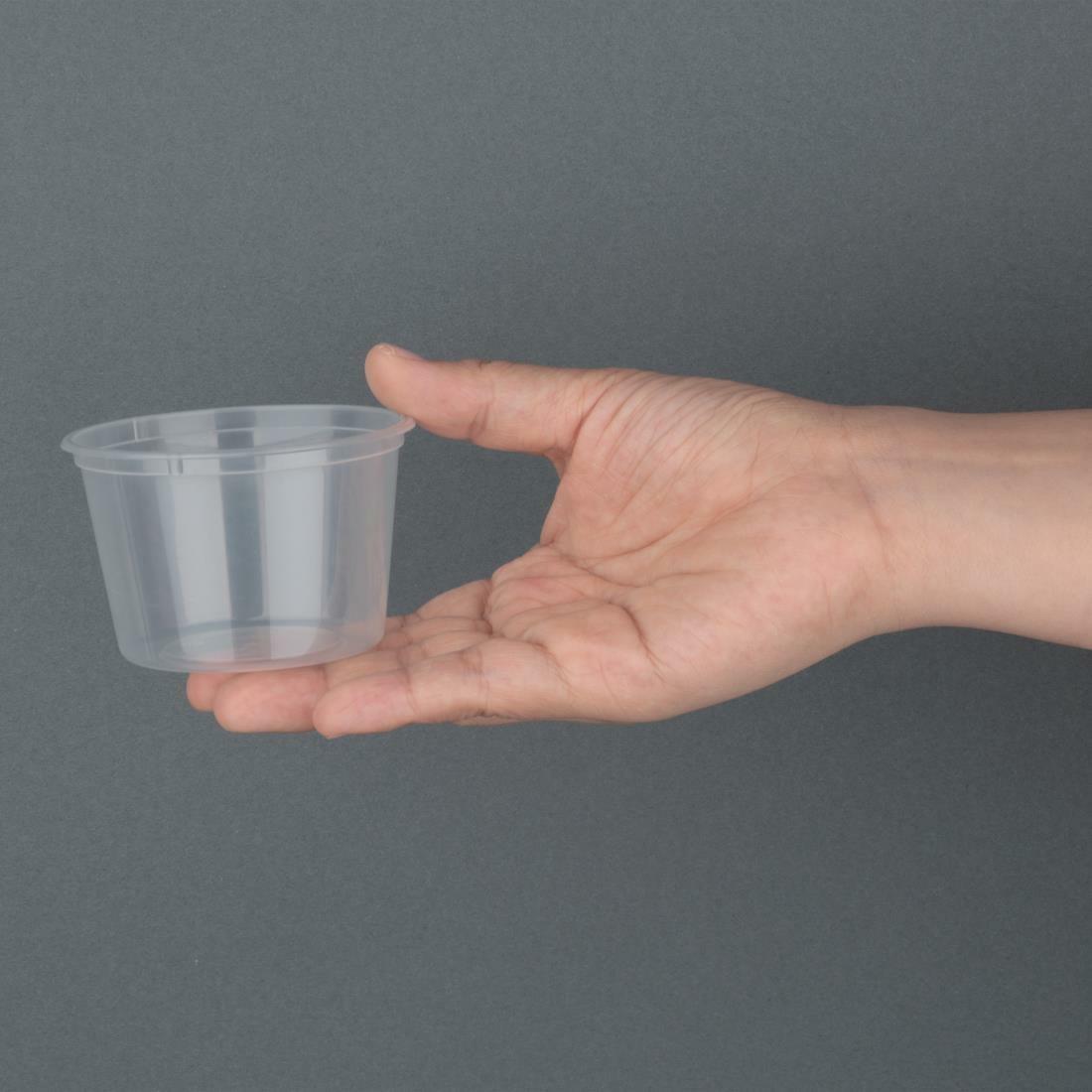 CT286 - 684 - Fiesta Recyclable Plastic Microwavable Deli Pots 100ml ...