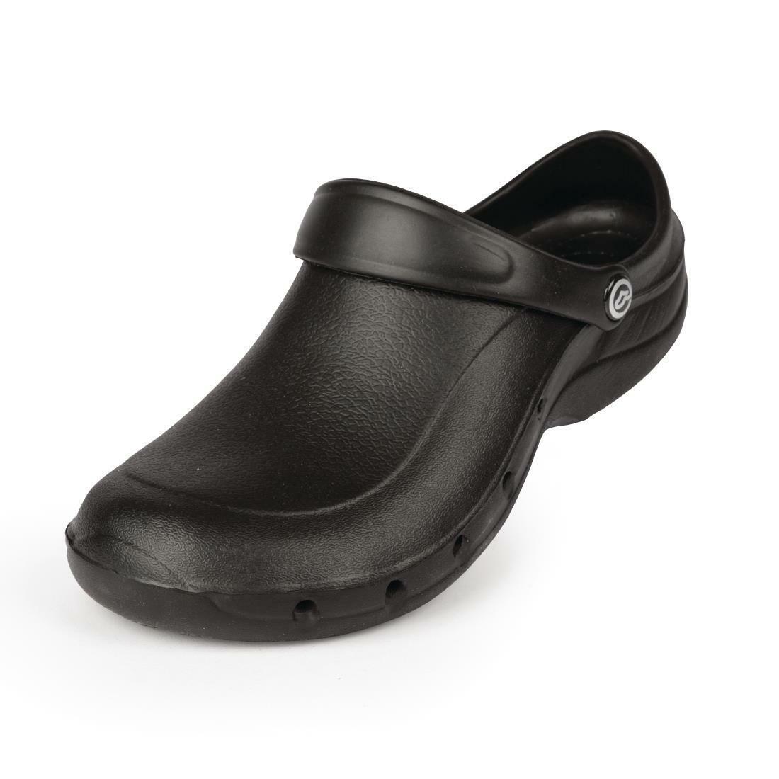 B386-42 - Toffeln EziProtekta Klogs Black 8