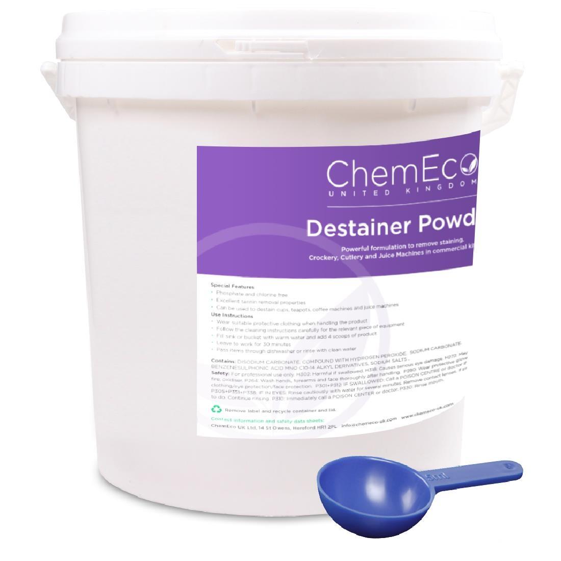 ChemEco Destainer Powder 10kg - CU246 - CU246 | Go for Green Cleaning ...