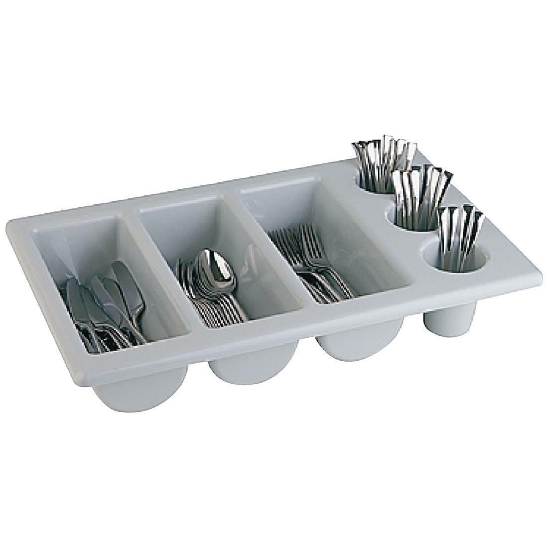 CB675 - 11960 - APS Stackable Plastic Cutlery Dispenser - CB675