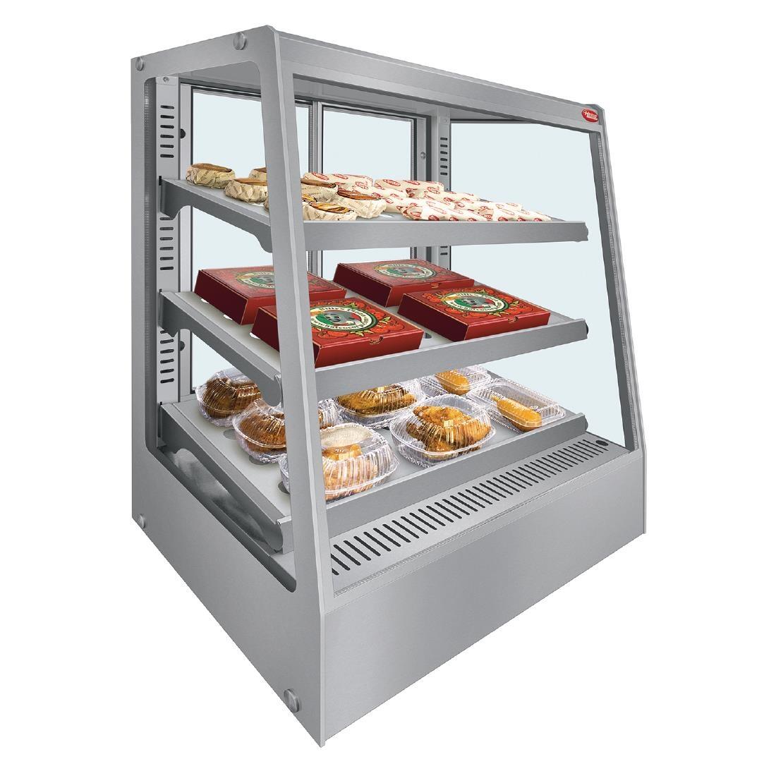 Hatco Glo-Max Countertop Heated Display Case Rear Sliding Glass Doors ...