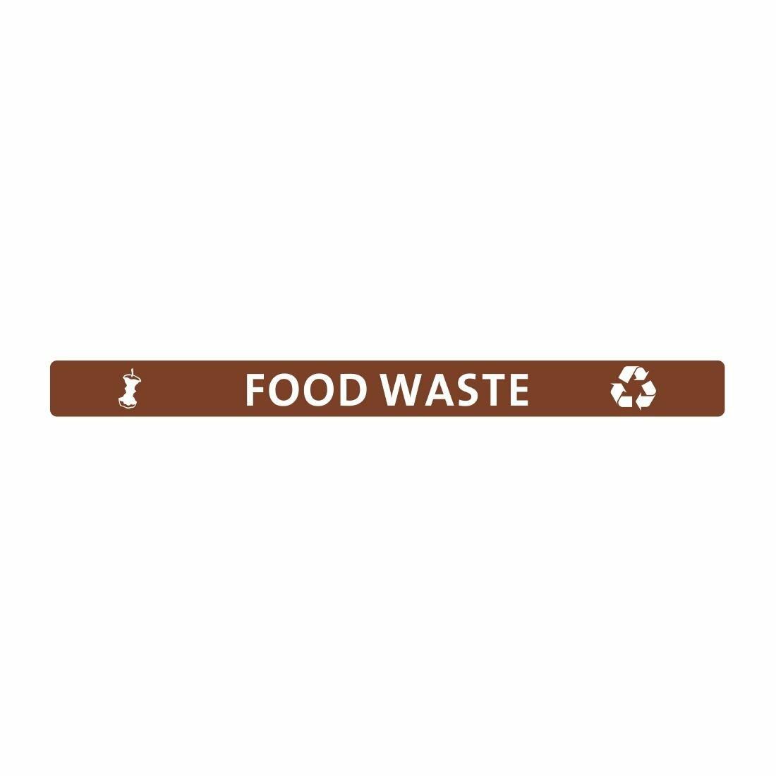Jantex Slim Bin Lid Food Waste Label - FX195 | Go for Green Cleaning ...
