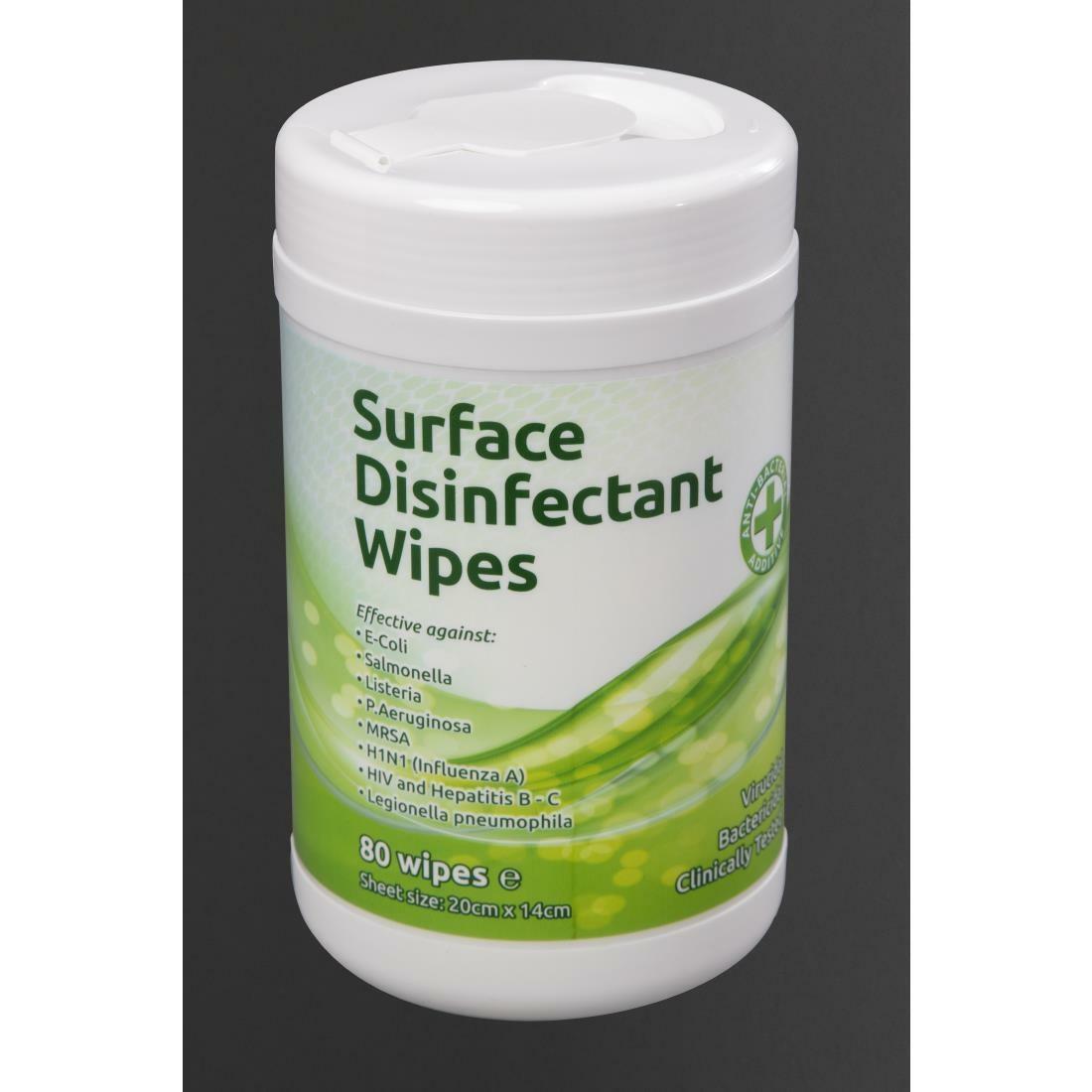 FN852 - EcoTech Surface Disinfectant Wipes (Tub 80) - FN852