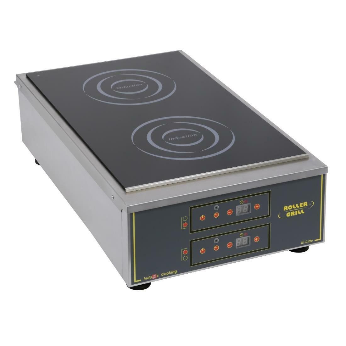 CZ998 - PID700 - Roller Grill Countertop Double Zone Induction Hob ...